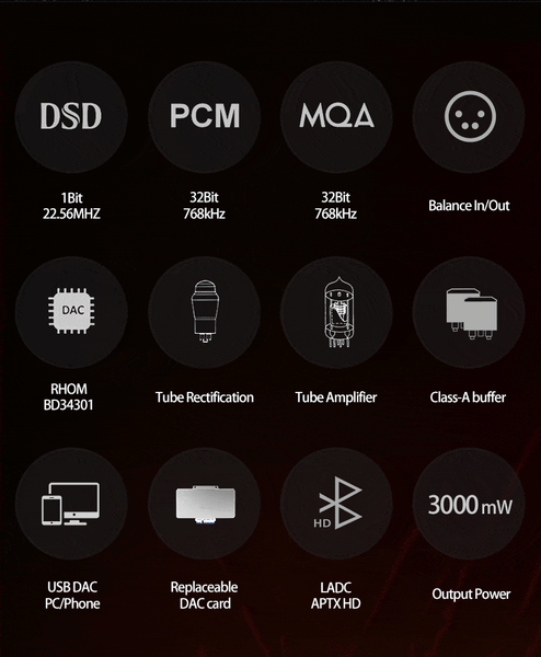 xDuoo TA-32 High-performance DAC & Balanced Tube Class-A Headphone Amp – Apos