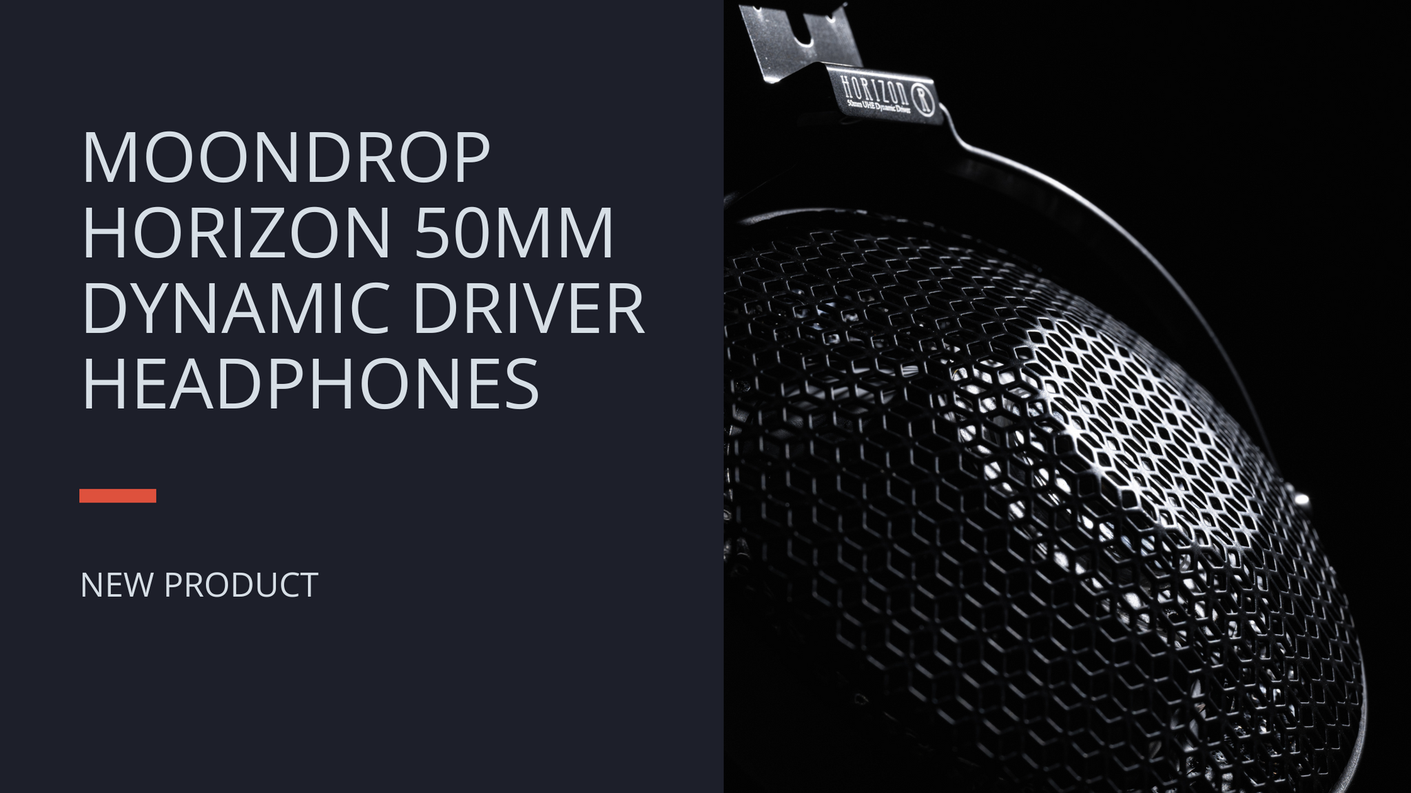 New from Moondrop: Horizon 50mm Dynamic Driver Open-Back Headphones