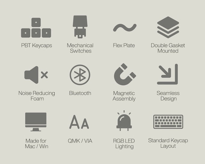 WhiteFox Eclipse Mechanical Keyboard – Apos