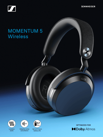 Sennheiser Momentum 5 Wireless Over-Ear ANC Headphones