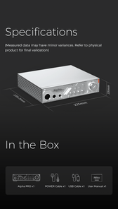 D&A Alpha Pro Hi-Res DAC & Headphone Amp