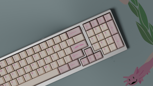 ePBT Axolotls Keycap Set – Apos