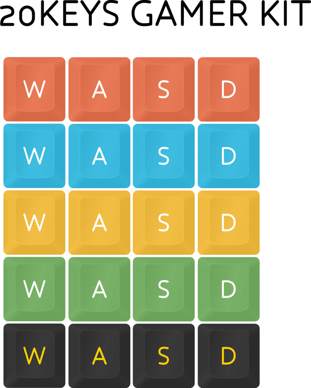 DSA Dolch Keycap Set