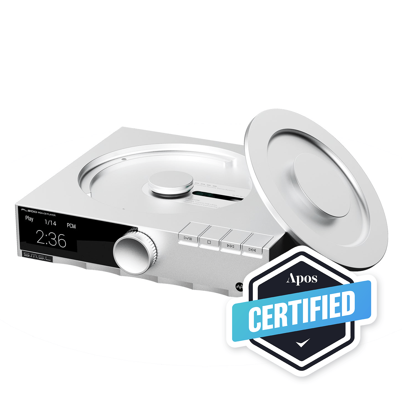 SMSL PL200 MQA-CD Player DAC (Apos Certified)