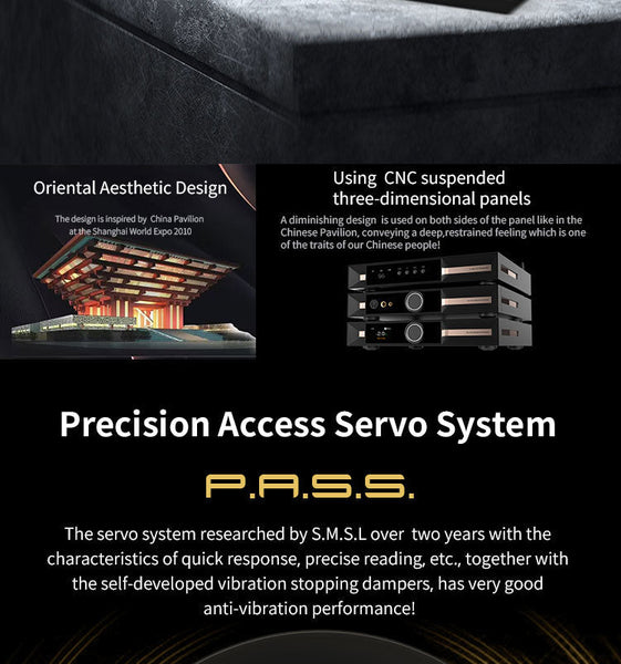 SMSL T2 VMV MQA CD Player Digital Media Center – Apos