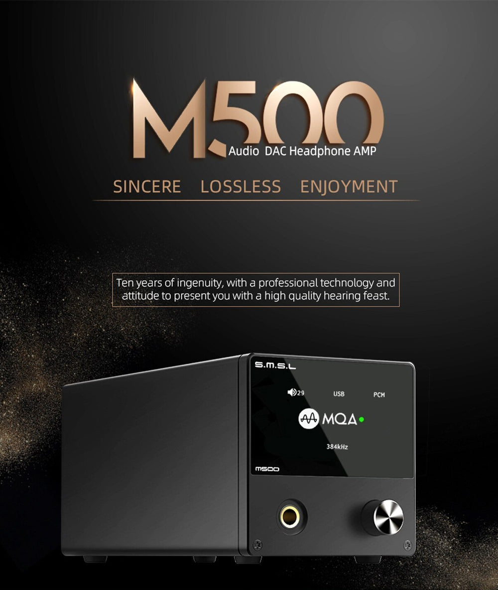 SMSL M500 V2 MQA Amp/DAC